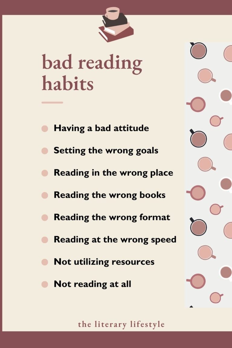 8 Bad Reading Habits to Avoid (& How to Overcome Them)