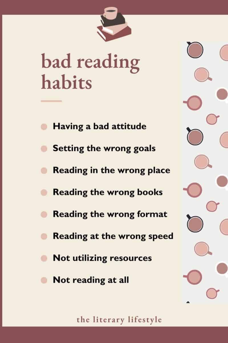 8 Bad Reading Habits to Avoid (& How to Overcome Them)
