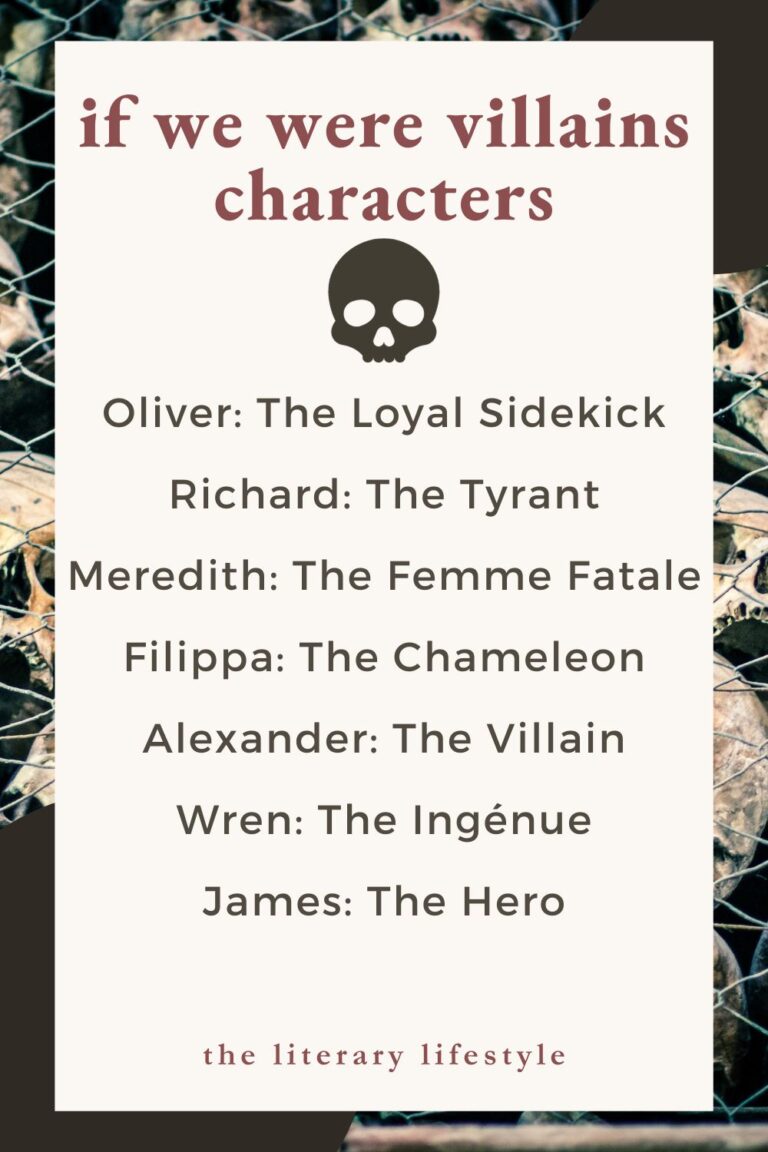 If We Were Villains Characters: A Helpful Guide