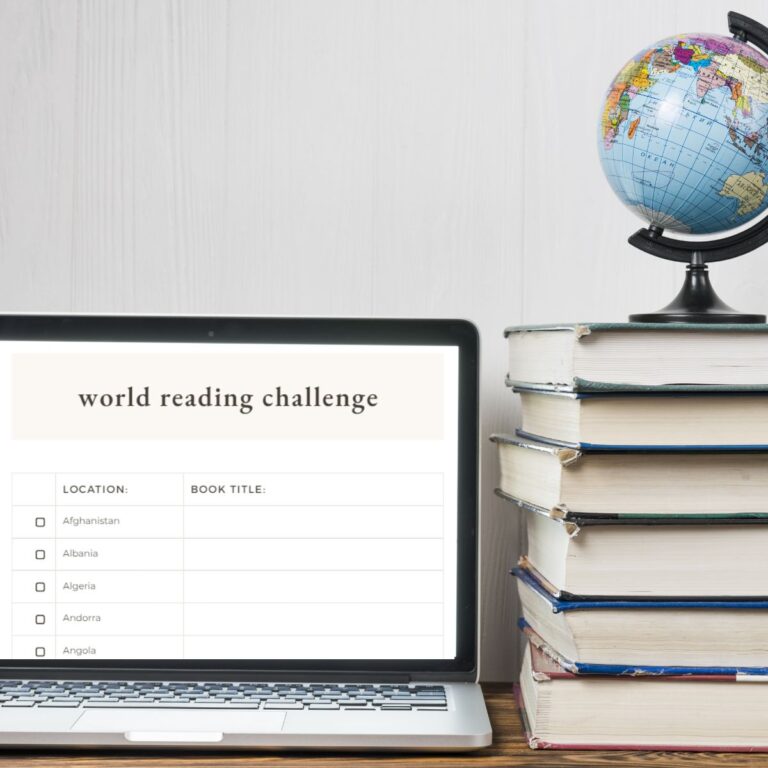 Around the World Reading Challenge (+ PDF) for Literary Travel