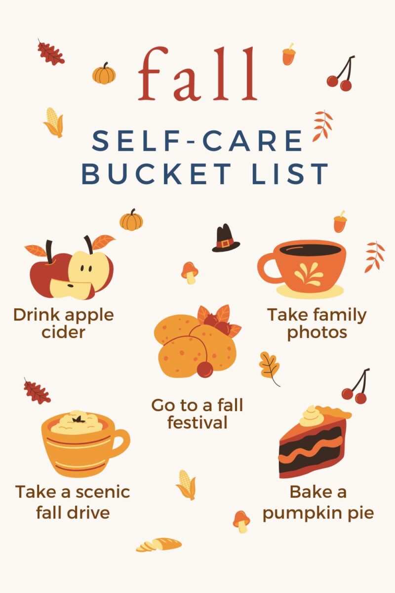 60 Cozy Fall Self-Care Activity Ideas: A Fall Bucket List Challenge