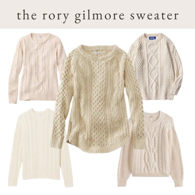 10 Aesthetic Rory Gilmore Sweater Dupes and Outfit Ideas