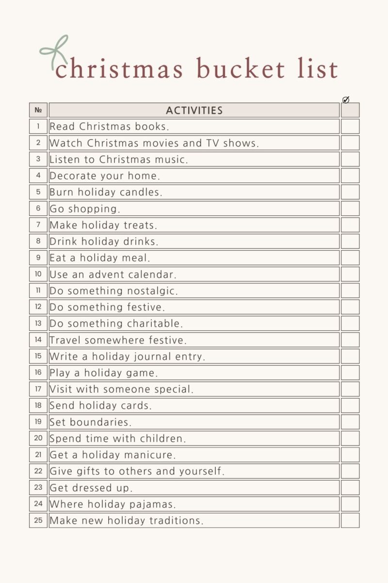 25 Magical Christmas Bucket List Ideas for Adults (With Printable)