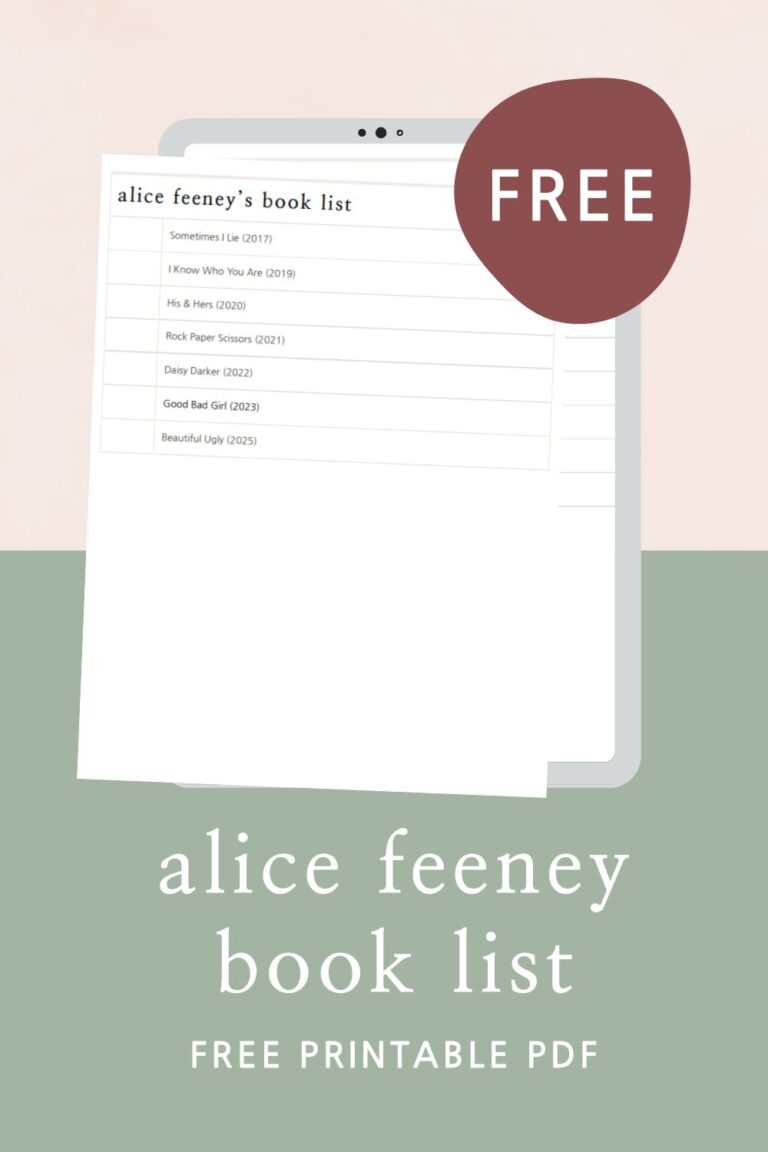 7 Best Alice Feeney Books Ranked (With Printable List)