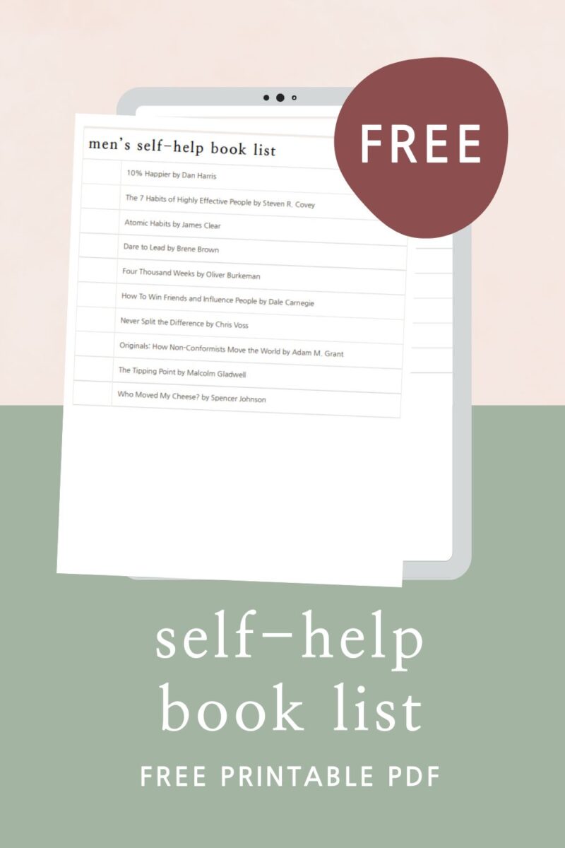 10 Top Self-Help Books For Men to Improve (With PDF)