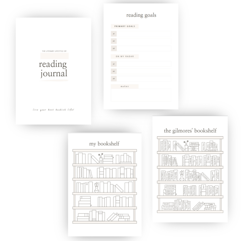 20 Best Reading Journal PDF Templates for Book Lovers
