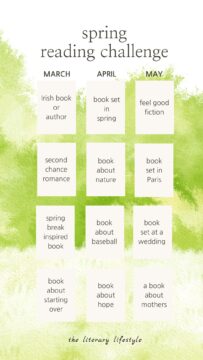 Spring Reading Challenge (With Templates and Printable PDF)