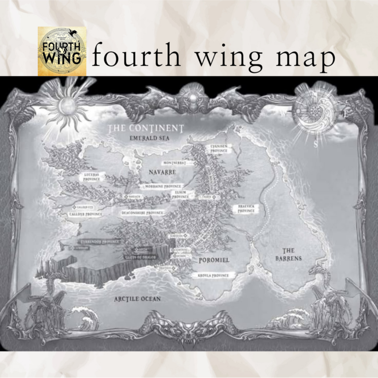 Fourth Wing Map Explained (With Printable PDF)