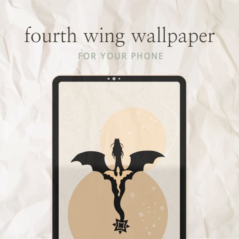10 Aesthetic Fourth Wing Wallpaper for Your Phone Background