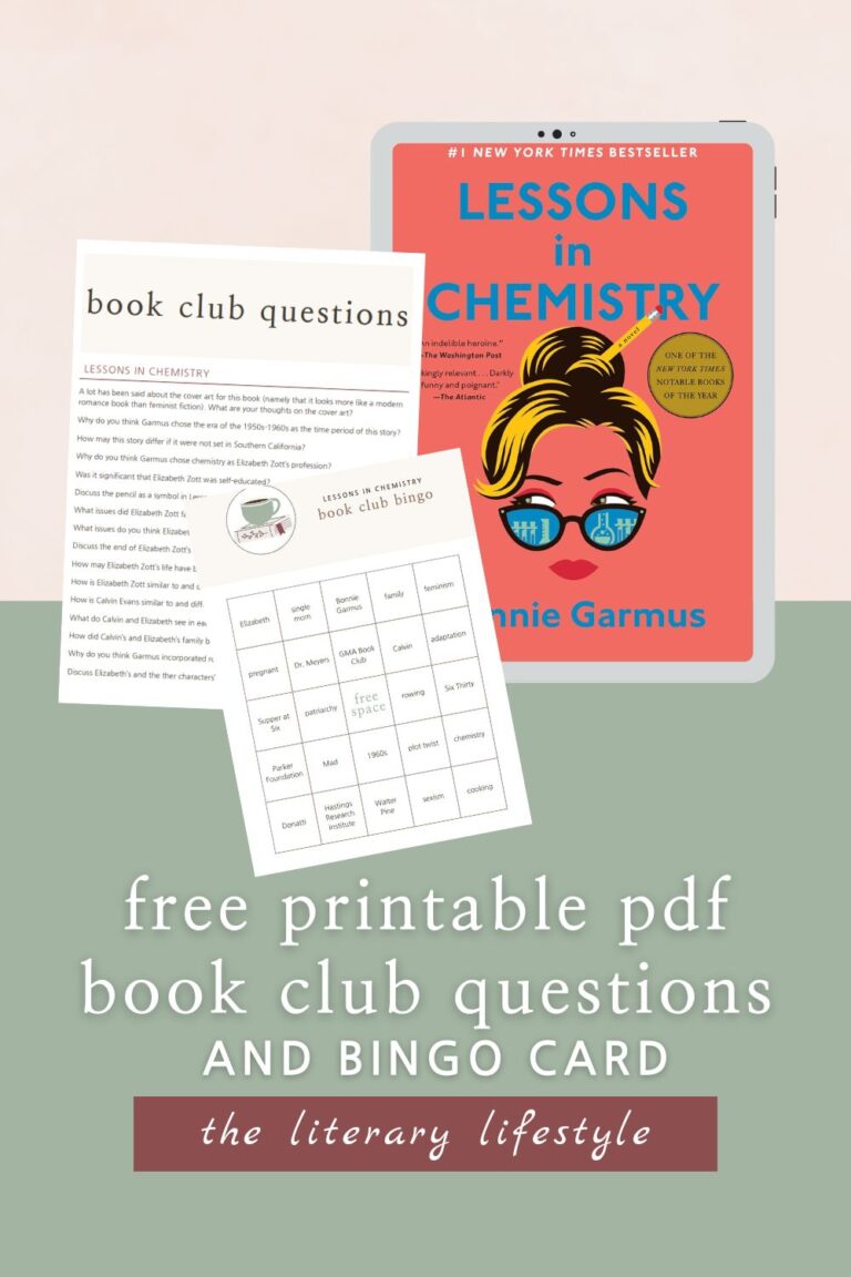 45 Lessons in Chemistry Book Club Questions and Ideas (+ PDF)