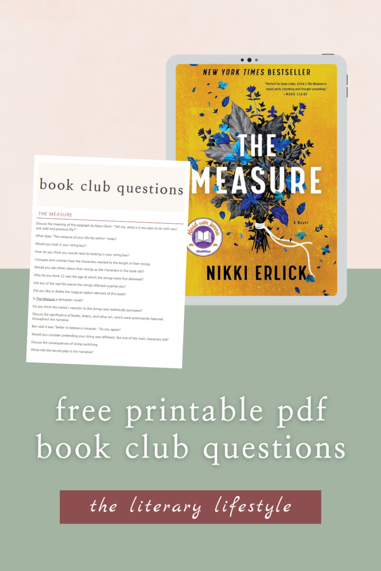 30 The Measure Book Club Questions and Ideas (+ PDF)